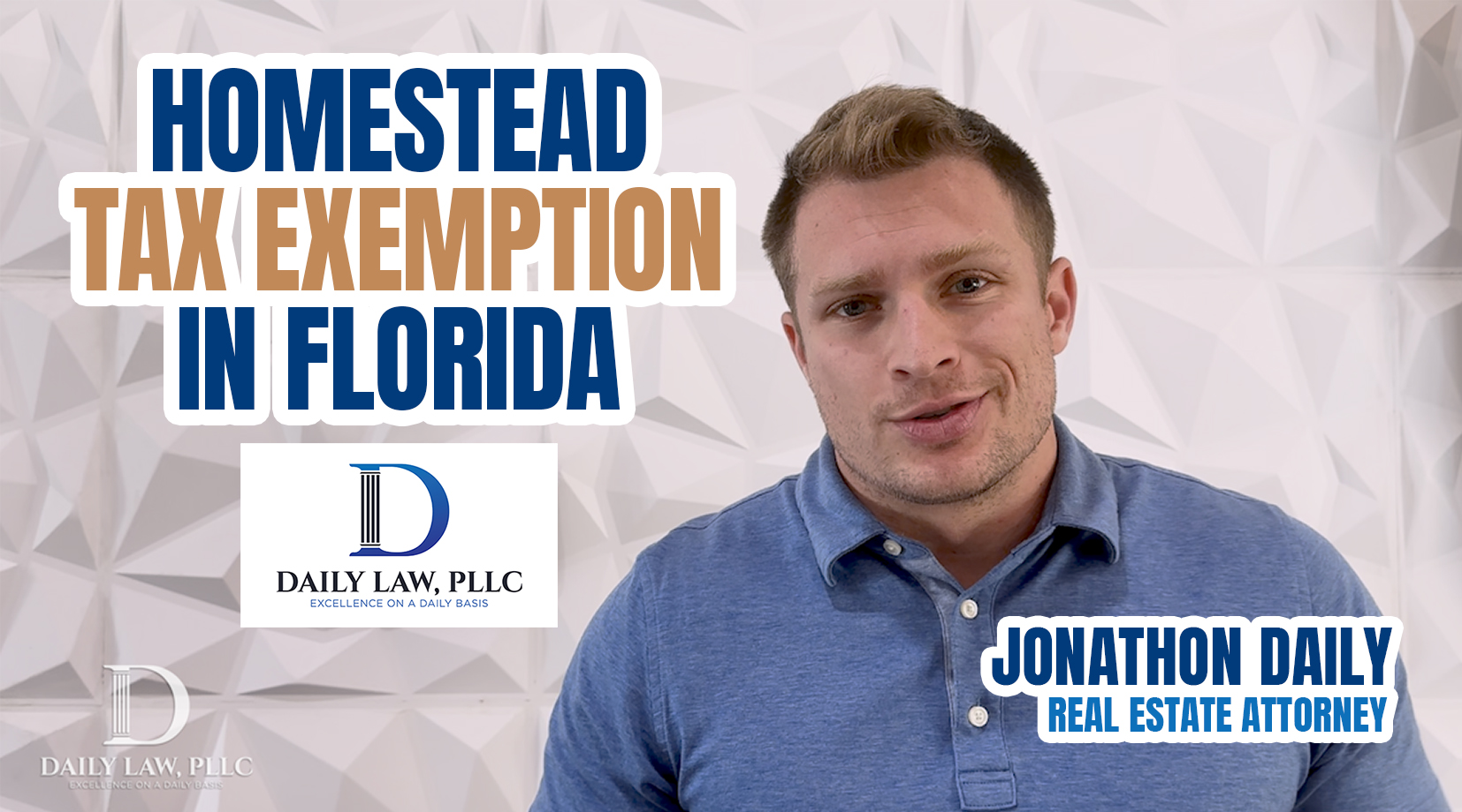 Homestead Tax Exemption in Florida - Daily Law, PLLC